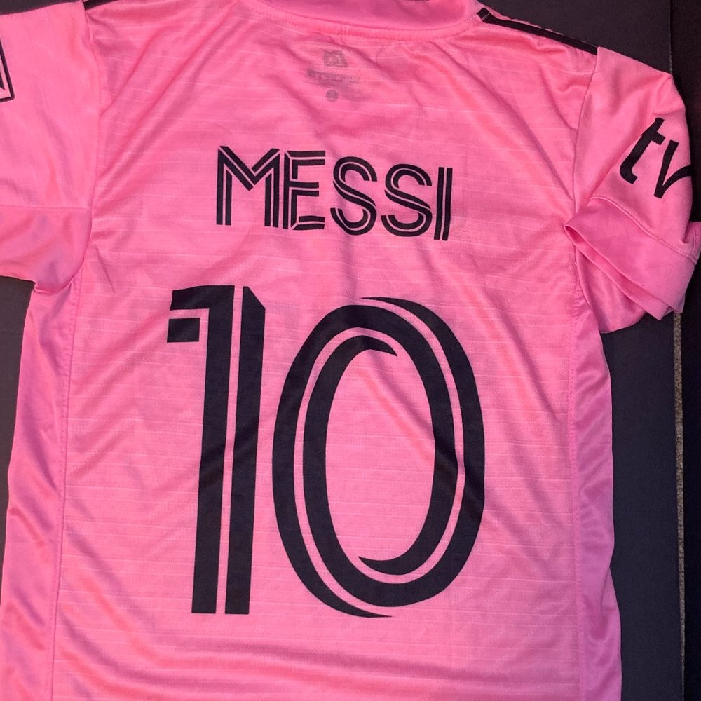 Messi Inter-Miami Adidas Jersey- Dri-Fit Fabric- Size… - Gem